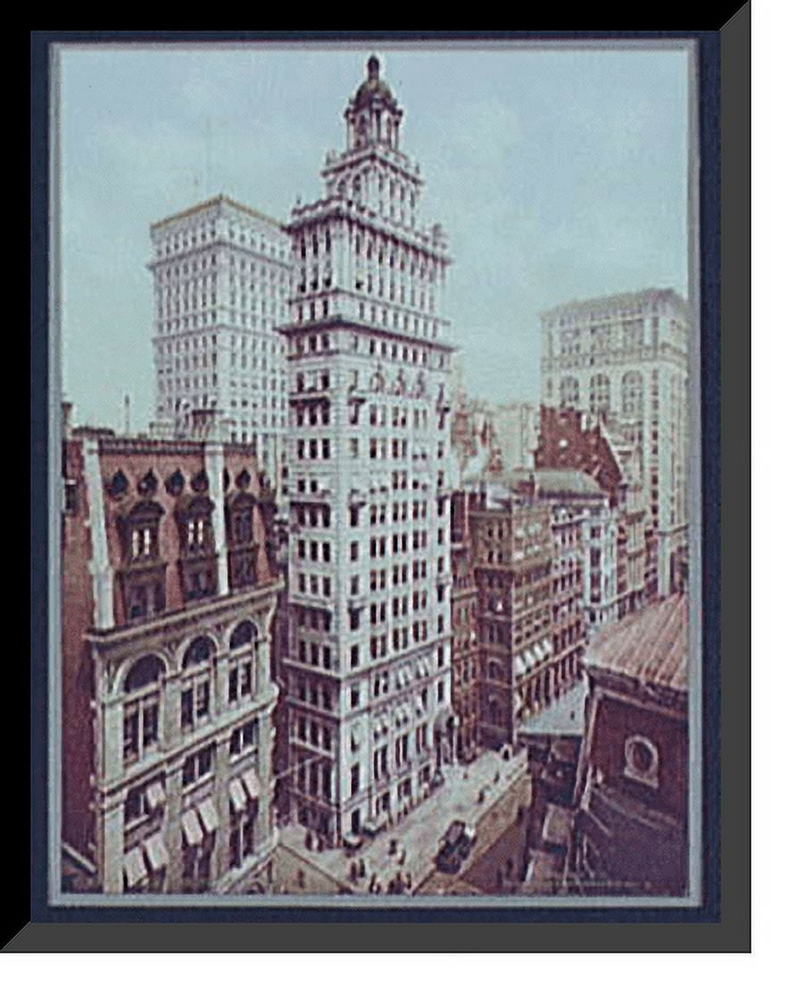 Historic Framed Print, Gillender Building, New York City, 17-7/8" x 21 ...