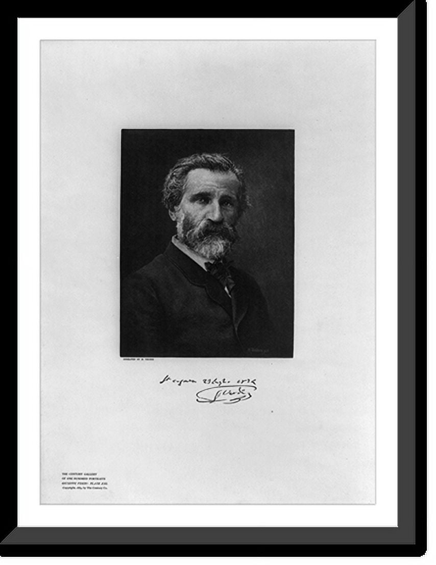 Historic Framed Print, Giuseppe Verdi: Plate XXI, 17-7/8" x 21-7/8 ...