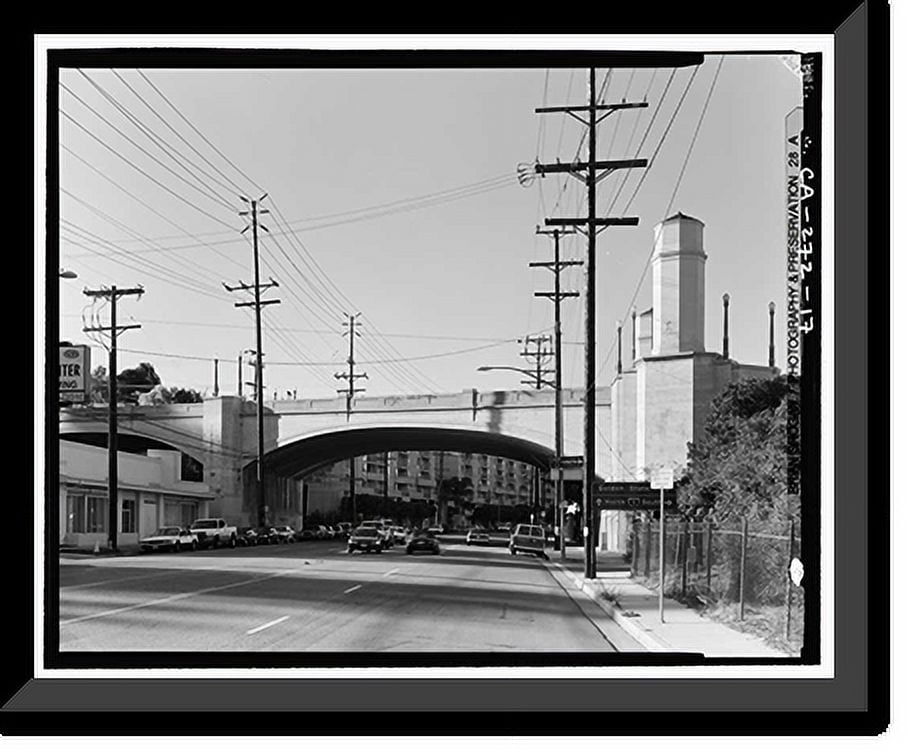 Historic Framed Print, Glendale-Hyperion Viaduct, Spanning Golden State ...