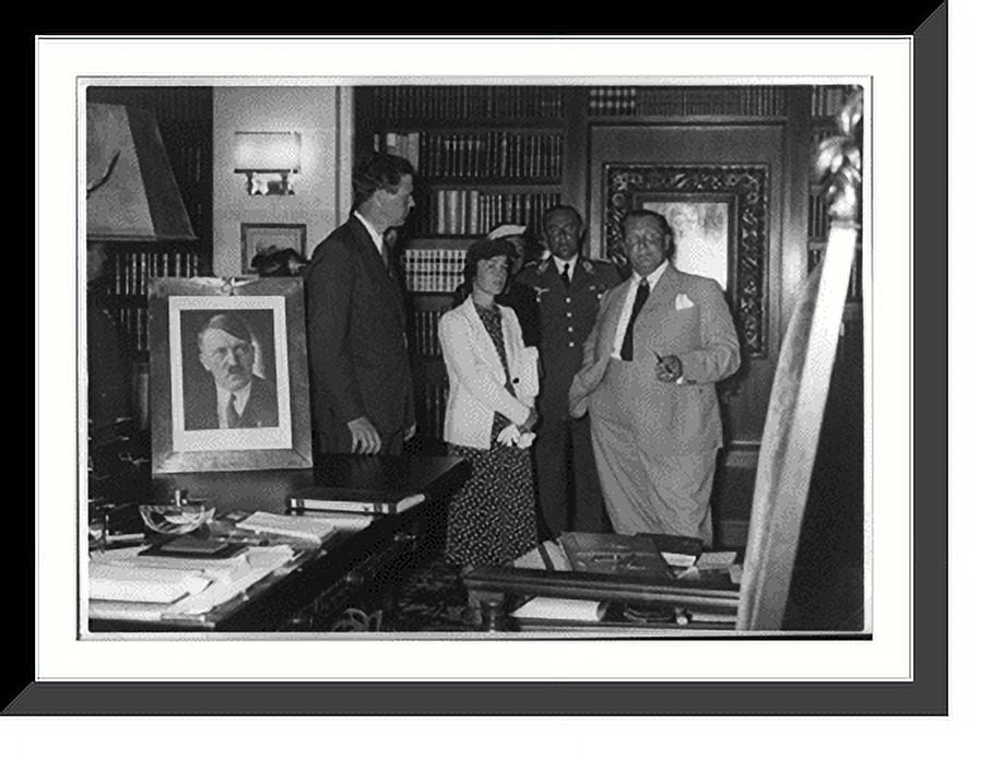 Historic Framed Print, [Goering with Charles A. and Mrs. Lindbergh], 17 ...