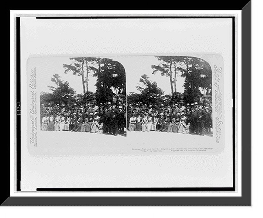 Historic Framed Print, Governor Nash and the Ohio delegation, who ...