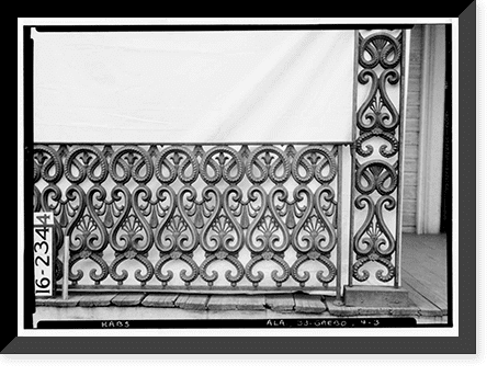 Historic Framed Print, Governor Thomas Seay House, East Main & Whelan ...