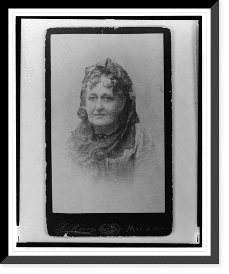 Historic Framed Print, [Grace Greenwood, née Sara Jane Clark, head-and ...