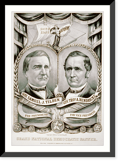 Historic Framed Print, Grand National Democratic banner - 2, 17-7/8" x ...