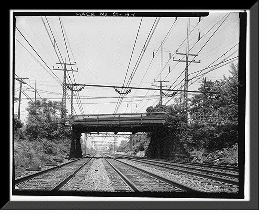 Historic Framed Print, Grasmere Avenue Bridge, Spanning Railroad at ...