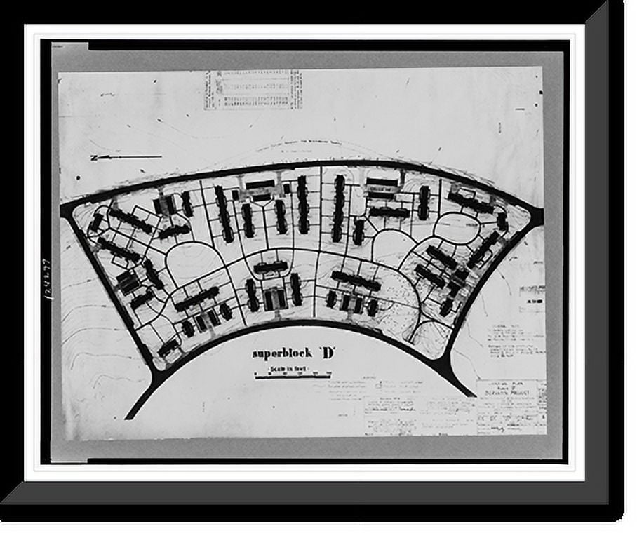 Historic Framed Print, Greenbelt, Md.. 1936(?). A model community ...