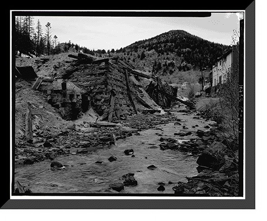 Historic Framed Print, Gregory Tailings (Ruins), State Highways 269 ...