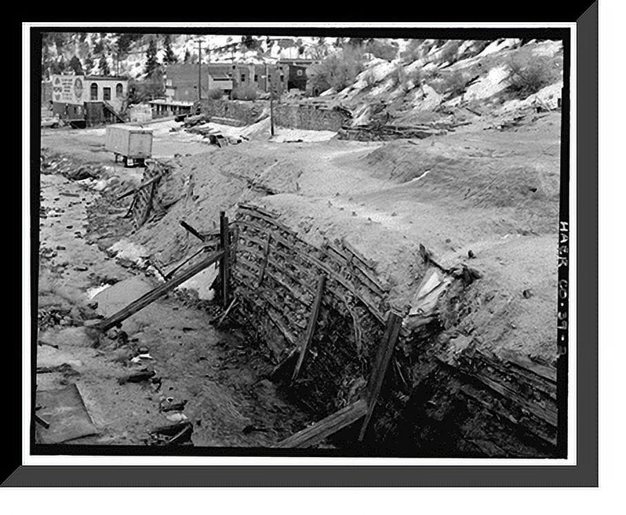 Historic Framed Print, Gregory Tailings (Ruins), State Highways 269 ...