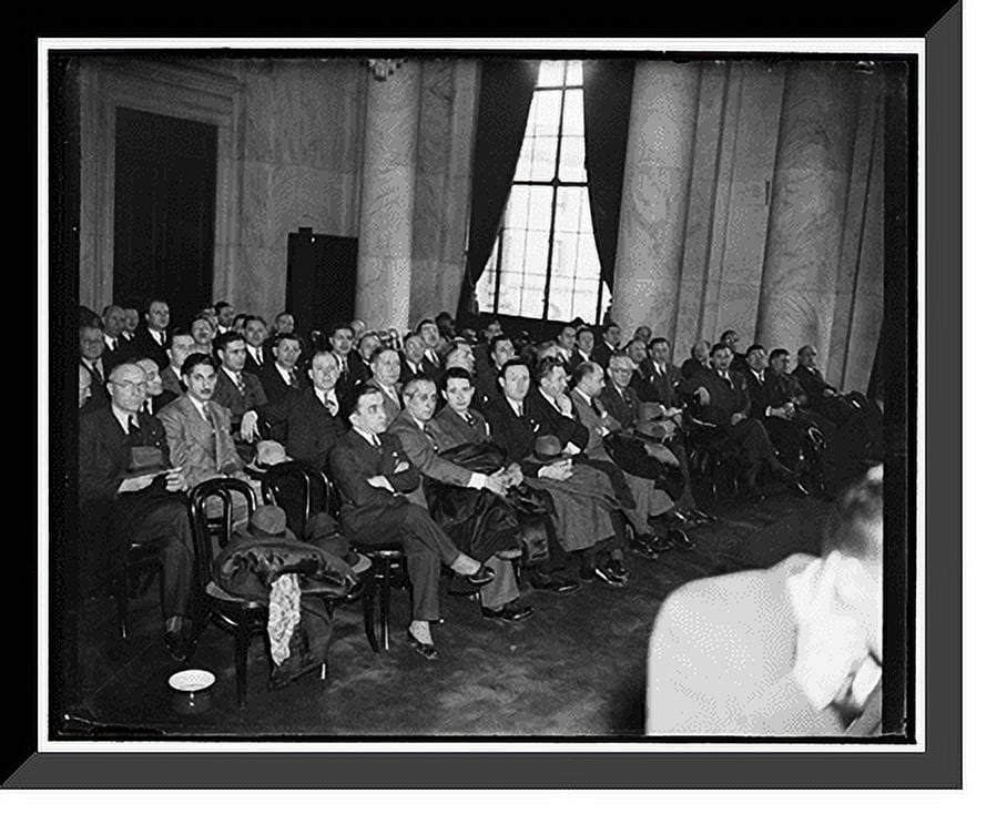 Historic Framed Print, Group of Metropolitan agents at monopoly ...