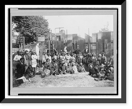 Historic Framed Print, Group of Siwash Indians. Chief Seattle's tribe ...