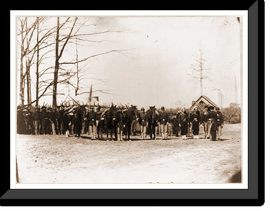 Historic Framed Print, Group of provost guards at headquarters Army of ...