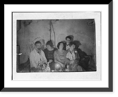Historic Framed Print, [Group portrait at Constantin Brancusi's studio ...