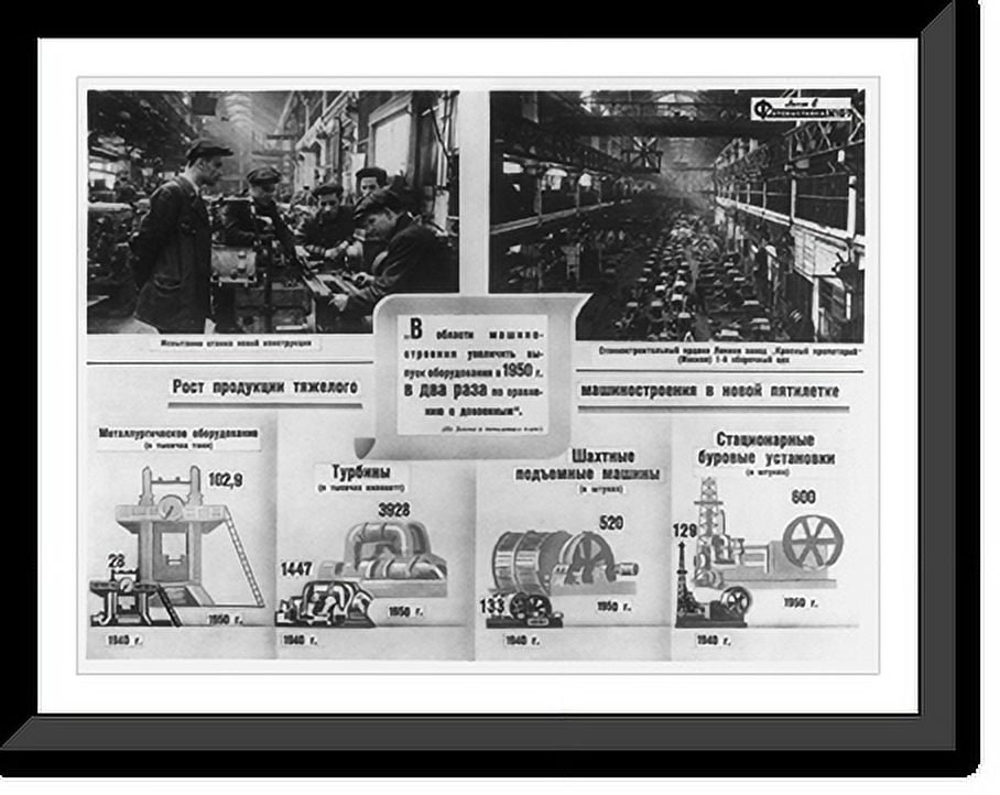 Historic Framed Print, [Growth of heavy engineering industry in the ...