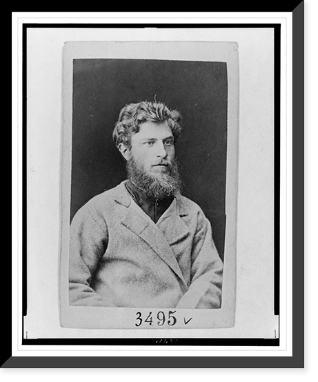Historic Framed Print, [Half-length portrait of a man, dressed in ...
