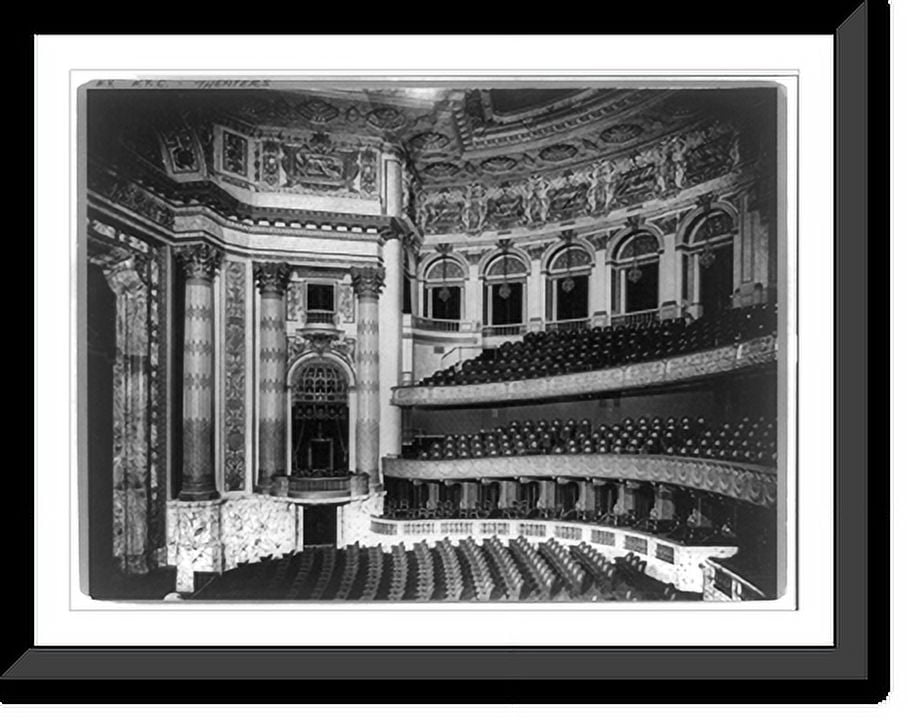 Historic Framed Print, [Half of auditorium of the New Theater, New York ...