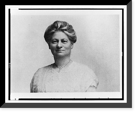 Historic Framed Print, [Hannah Solomon, head-and-shoulders portrait ...