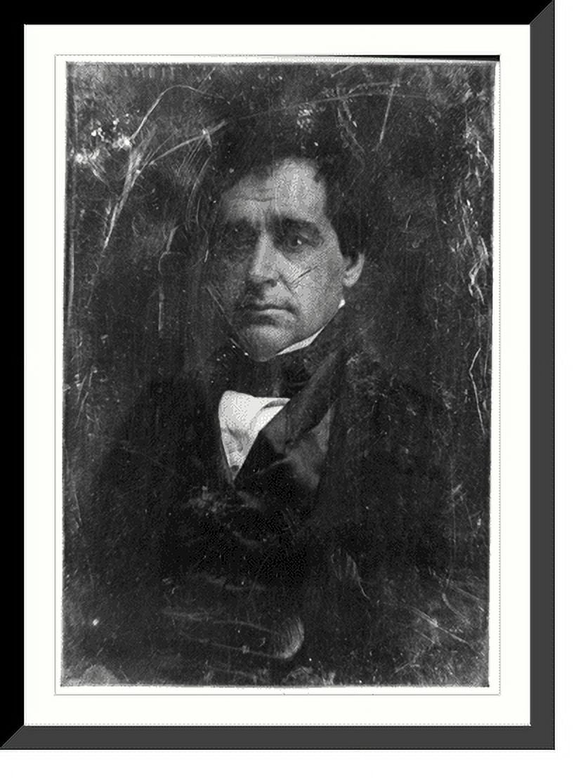 Historic Framed Print, [Hannibal Hamlin, head-and-shoulders portrait ...