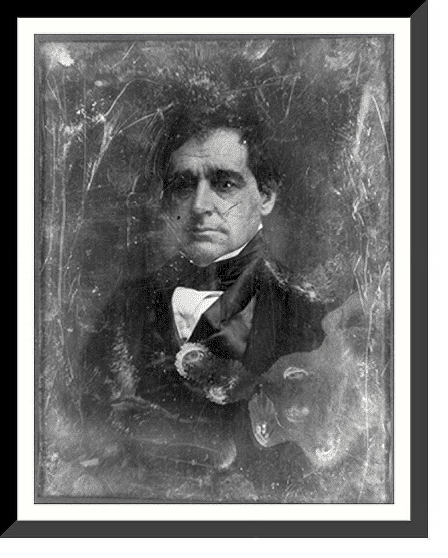 Historic Framed Print, [Hannibal Hamlin, head-and-shoulders portrait ...