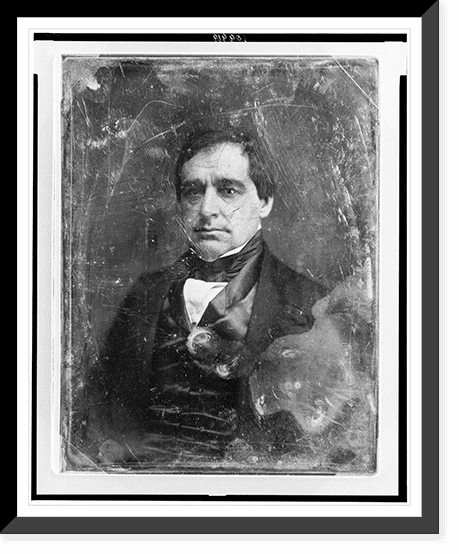 Historic Framed Print, [Hannibal Hamlin, head-and-shoulders portrait ...