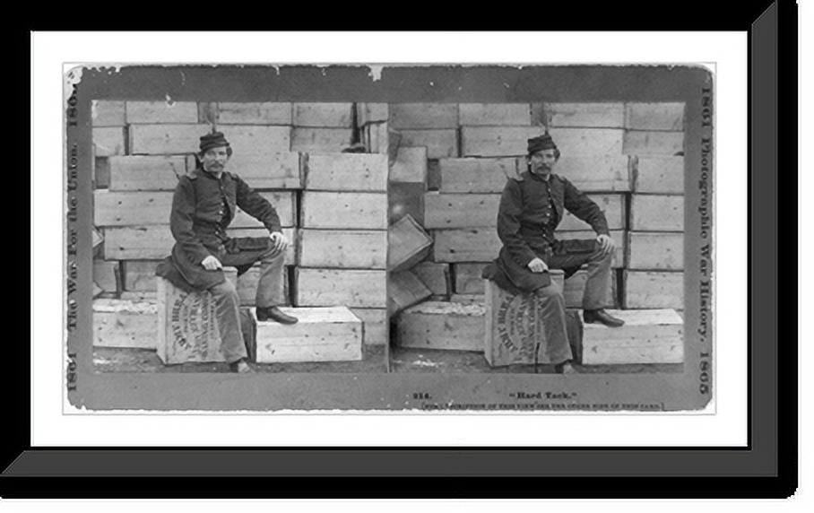 Historic Framed Print, Hard tack, 17-7/8" x 21-7/8" - Walmart.com