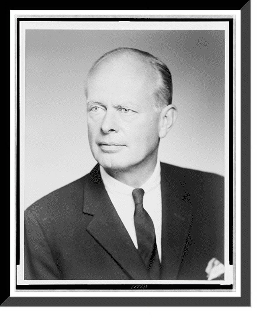 Historic Framed Print, [Harding Bancroft, head-and-shoulders portrait ...
