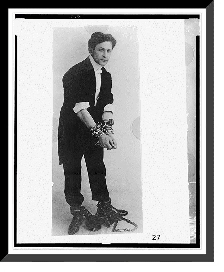 Historic Framed Print, [Harry Houdini, full-length portrait, standing ...