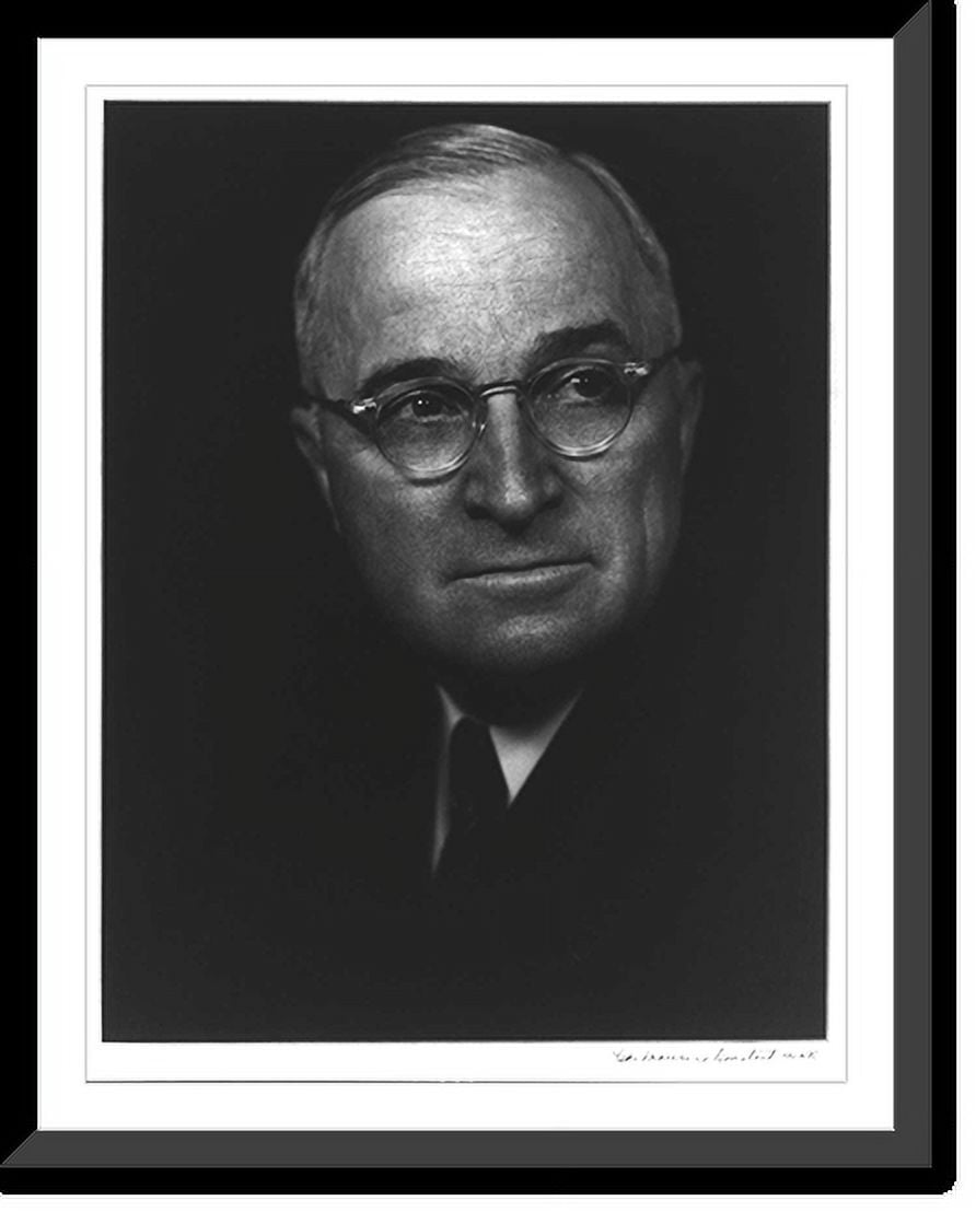 Historic Framed Print, [Harry S. Truman, President. White House, Washington, D.C., 19 October ...