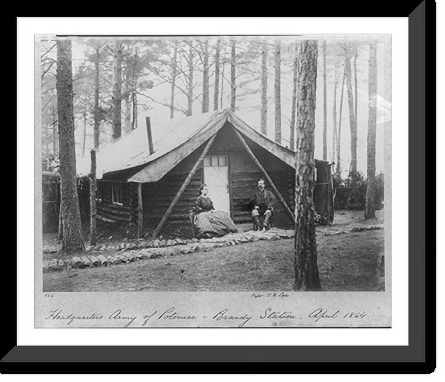 Historic Framed Print, Headquarters, Army of Potomac - Brandy Station ...