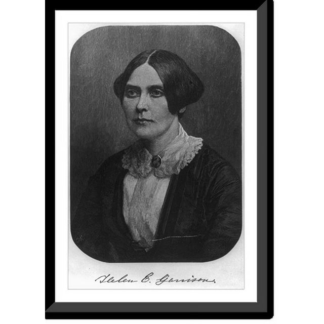 Historic Framed Print, [Helen (Benson) Garrison, bust portrait, facing ...