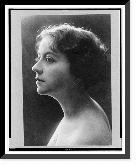 Historic Framed Print, [Helen Gardner, head-and-shoulders portrait ...