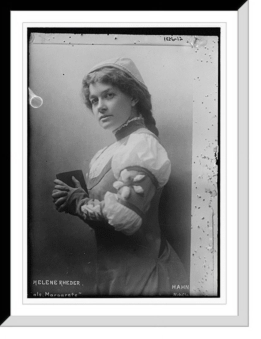 Historic Framed Print, Helene Rheder, Hahn Photo.Hahn Photo., 17-7/8" x ...