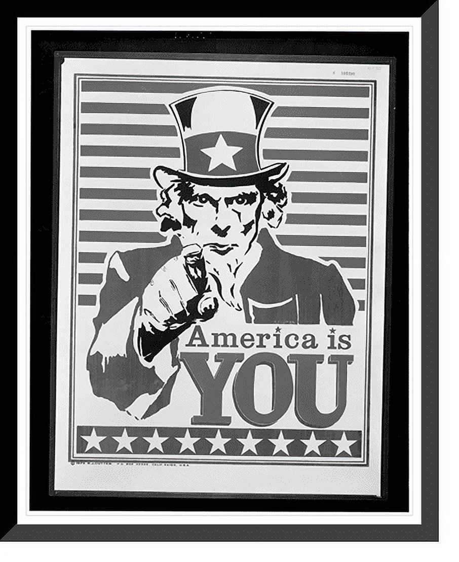 Historic Framed Print, Help Uncle Sam kick the habit!, 17-7/8" x 21-7/8 ...