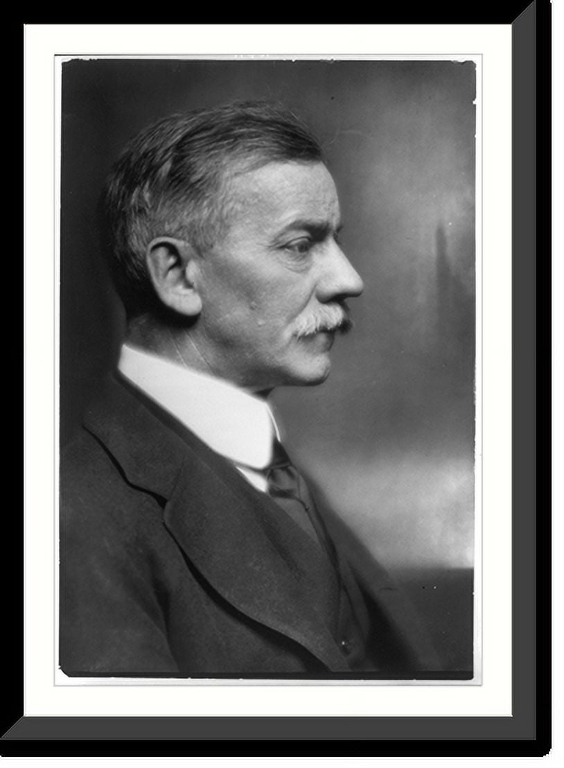 Historic Framed Print, [Henry Bacon, bust portrait, right profile], 17 ...