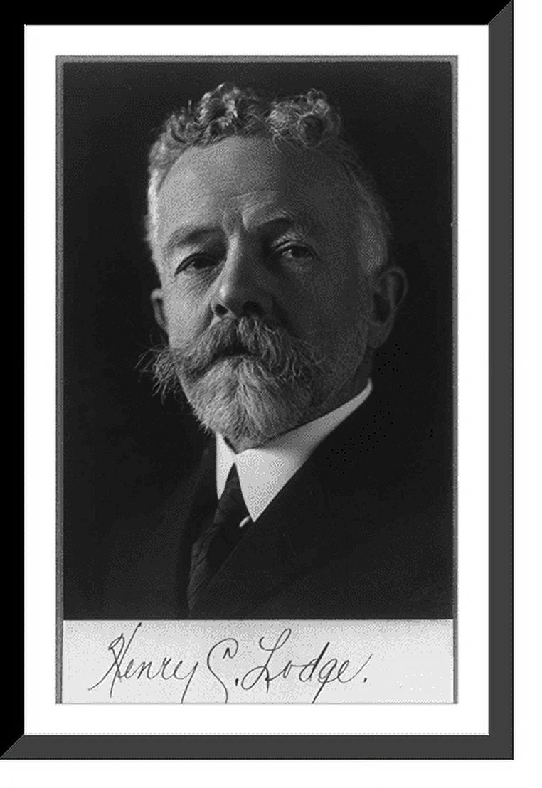 Historic Framed Print, [Henry Cabot Lodge, 1850-1924, head and ...