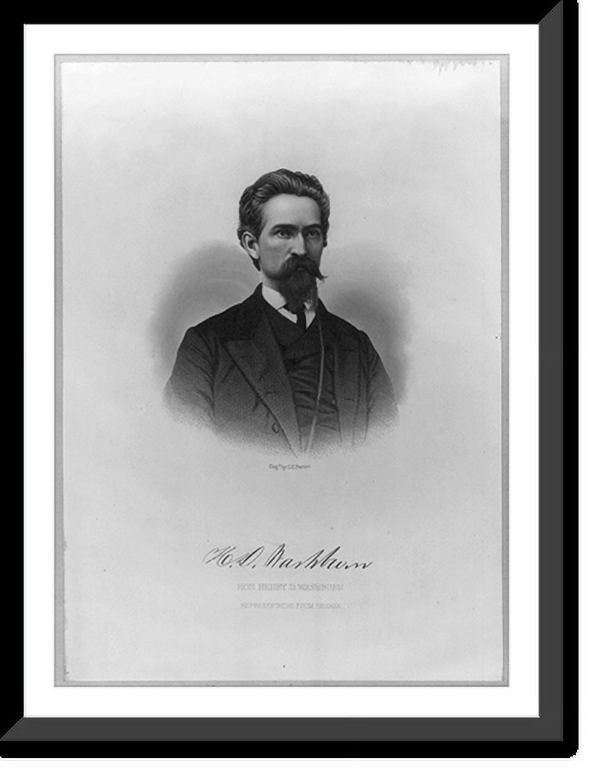 Historic Framed Print, Henry Dana Washburn, 1832-1871, 17-7/8" x 21-7/8 ...