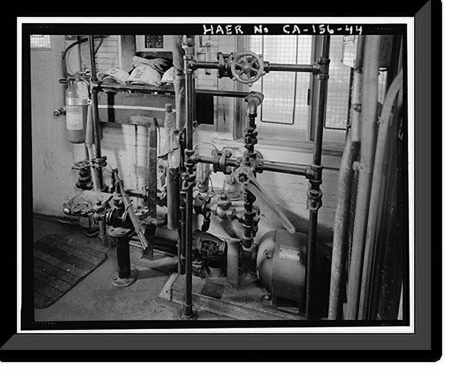 Historic Framed Print, Henry Ford Bridge, Spanning Cerritos Channel ...