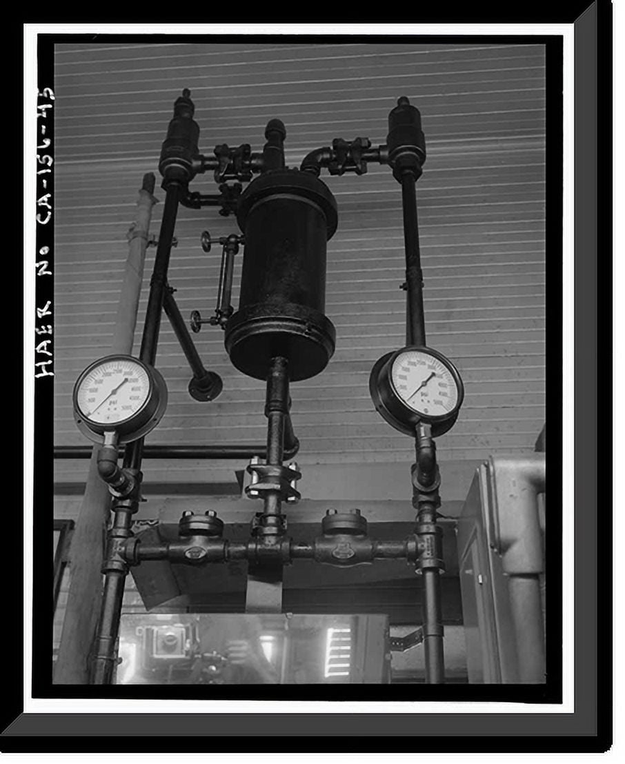 Historic Framed Print, Henry Ford Bridge, Spanning Cerritos Channel ...