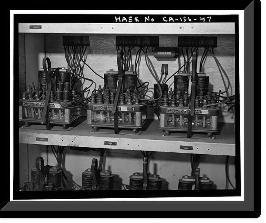 Historic Framed Print, Henry Ford Bridge, Spanning Cerritos Channel ...