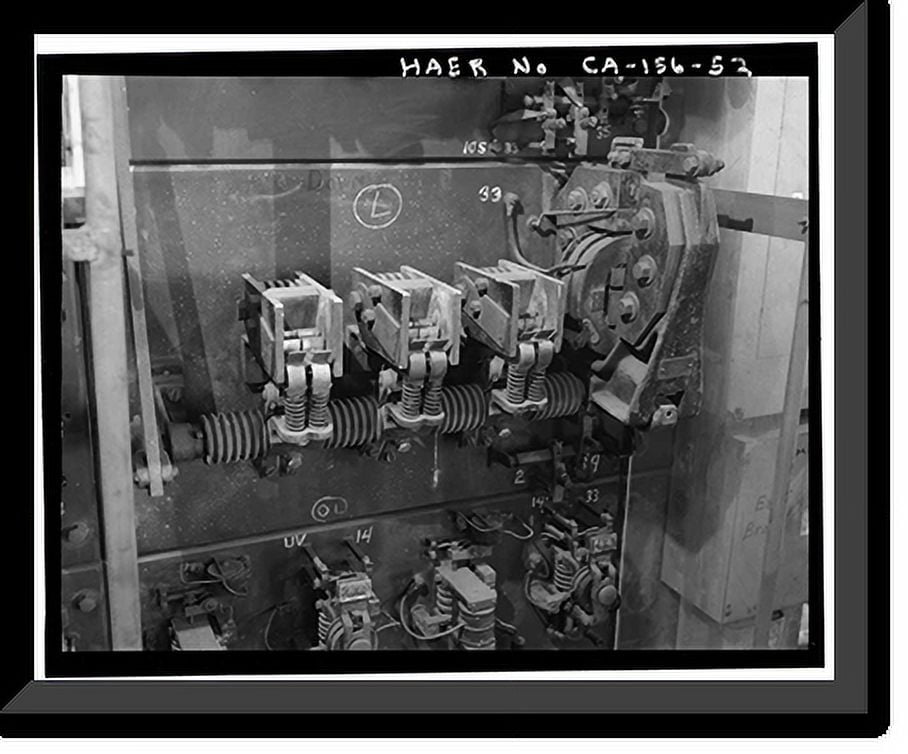 Historic Framed Print, Henry Ford Bridge, Spanning Cerritos Channel ...