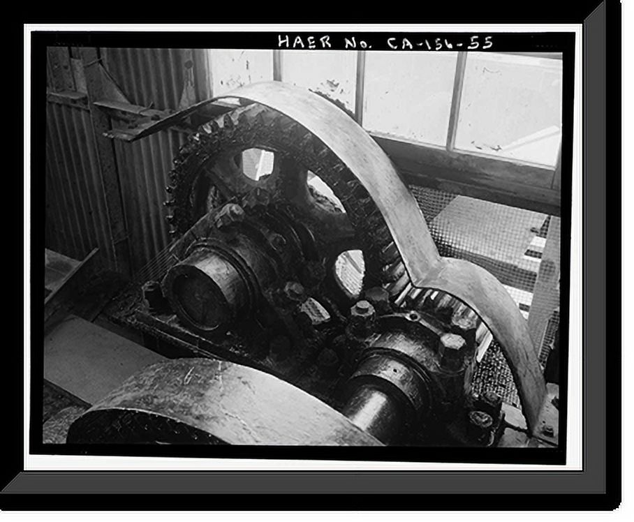 Historic Framed Print, Henry Ford Bridge, Spanning Cerritos Channel ...
