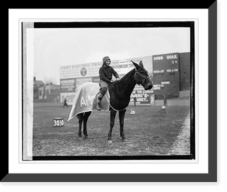 Historic Framed Print, Henry Gibbons Jr. on Army mascot, 11/22/24, 17-7 ...