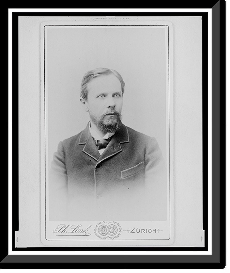 Historic Framed Print, [Henry James Burge, head-and-shoulders portrait ...