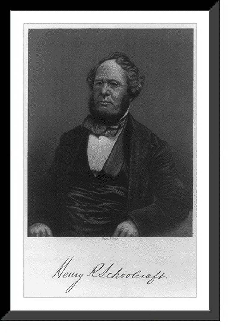 Historic Framed Print, [Henry Rowe Schoolcraft, 1793-1964, half length ...