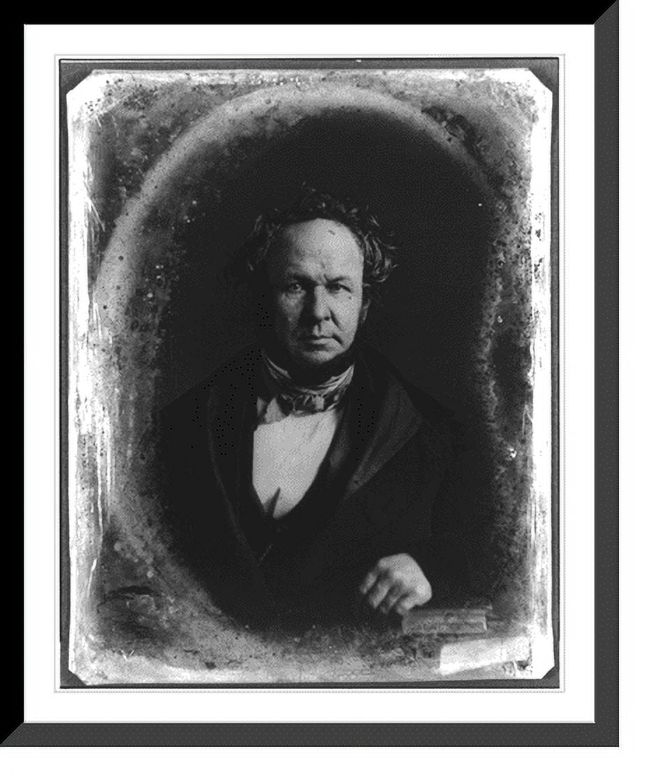 Historic Framed Print, [Henry Rowe Schoolcraft, half-length portrait ...