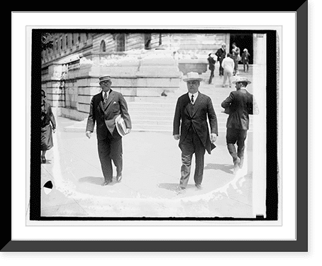 Historic Framed Print, Herry E. Mackey & Rep. Wm. S. Vare of Pa. at ...