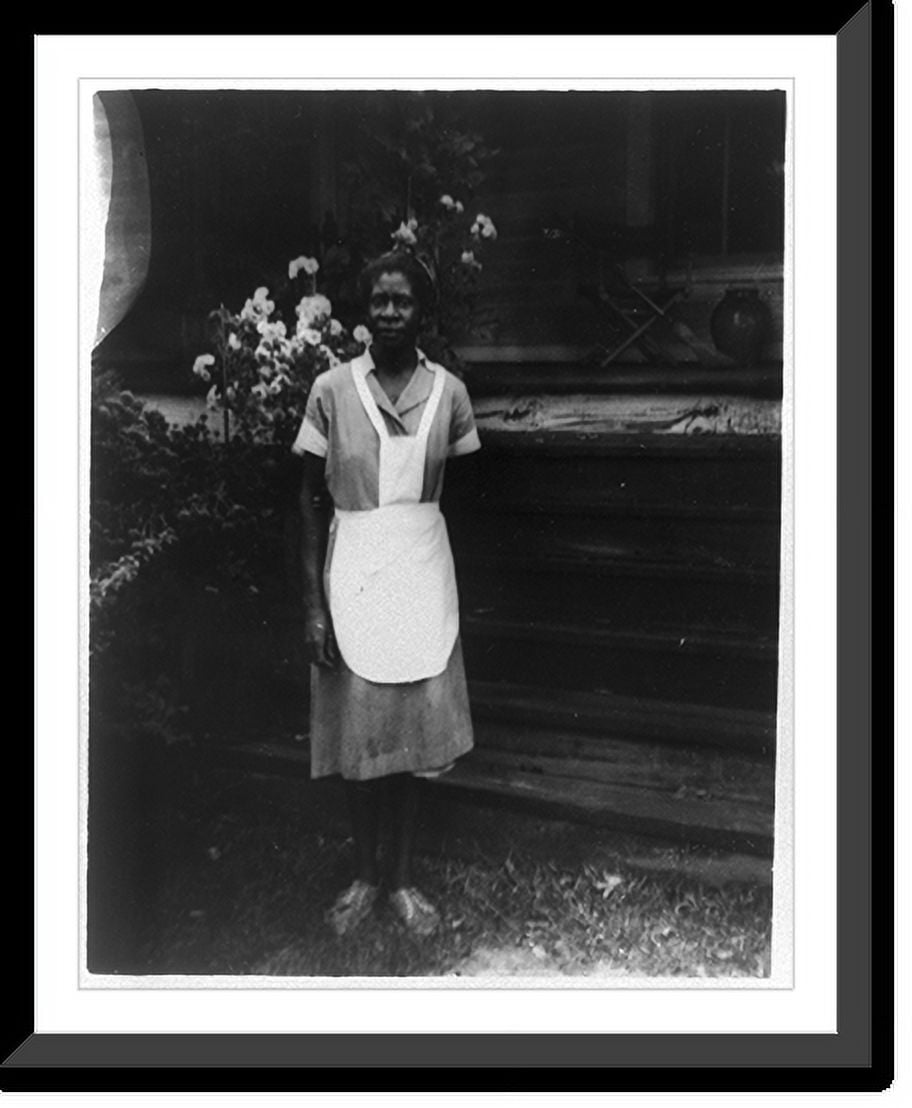 Historic Framed Print, [Hettie Godfrey at the home of Mrs. Ruby Pickens ...
