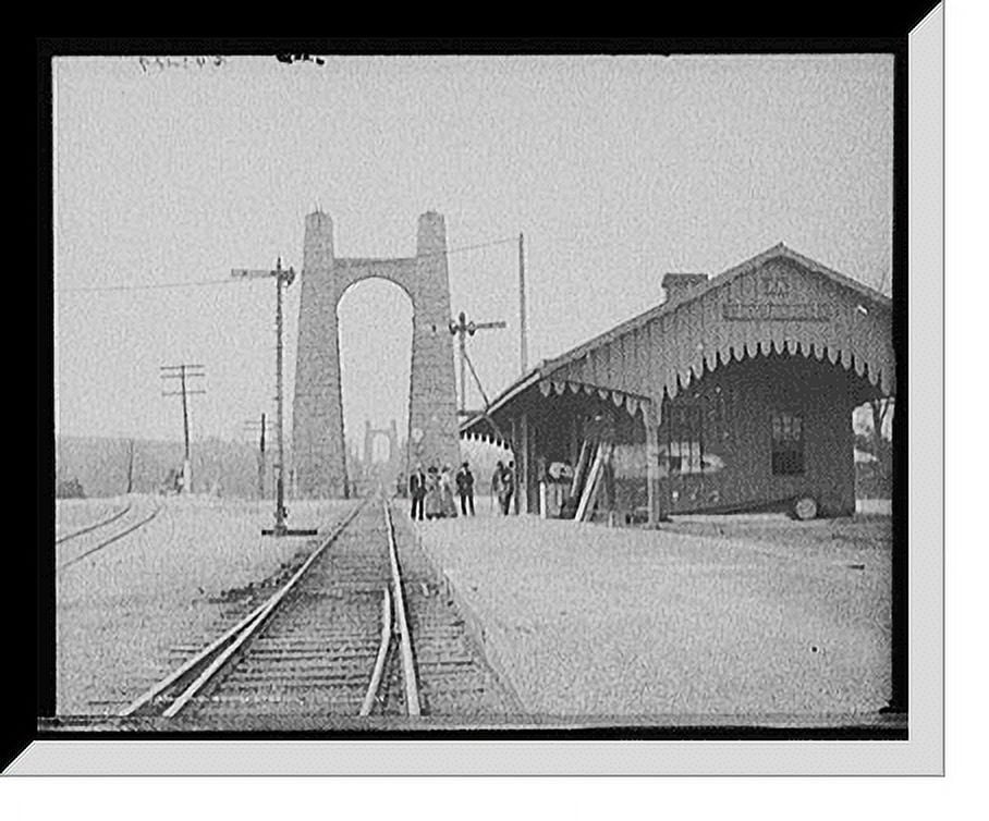 Historic Framed Print, High Bridge station, High Bridge, Ky., 17-7/8" x ...