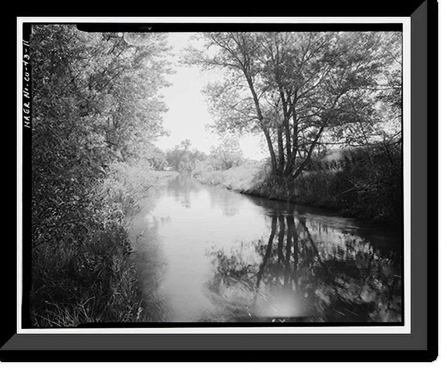 Historic Framed Print, High Line Canal, Mouth of South Platte River to ...