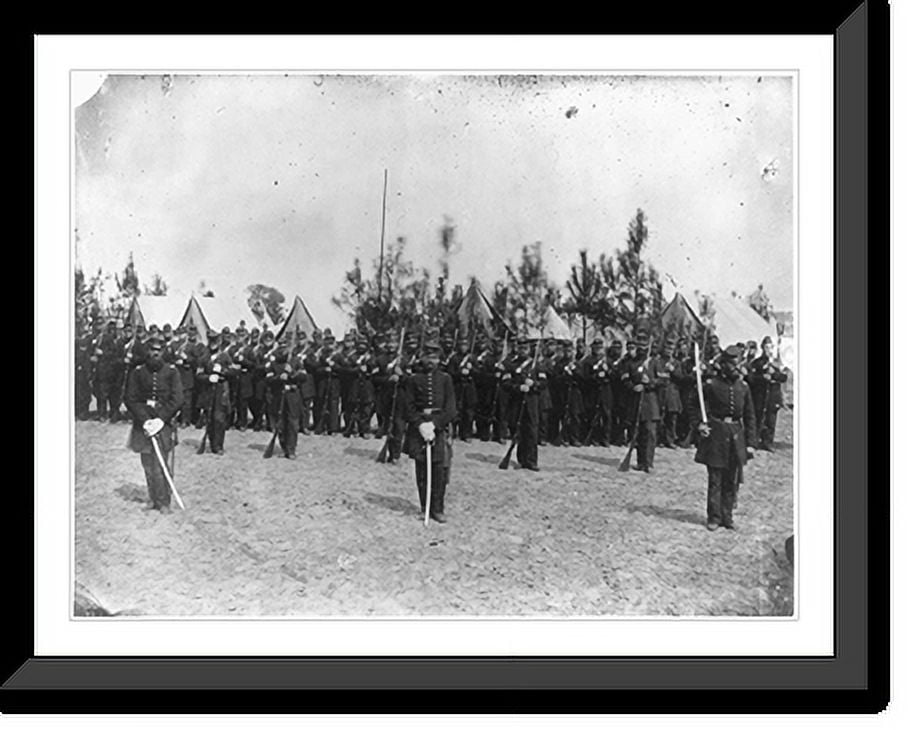 Historic Framed Print, Hilton Head, S.C. ca. Feb. 28, 1862. Company H ...