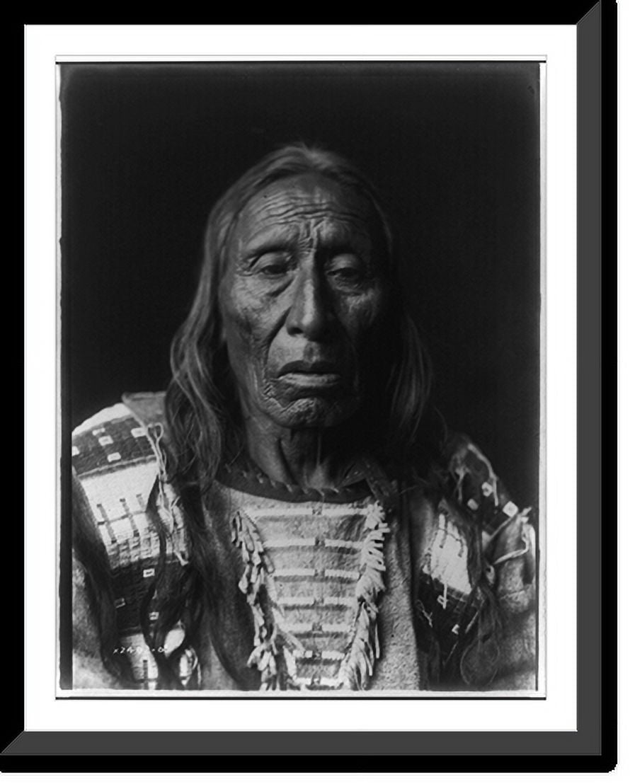 Historic Framed Print, His Fights. Ogalala [sic], 17-7/8" x 21-7/8 ...